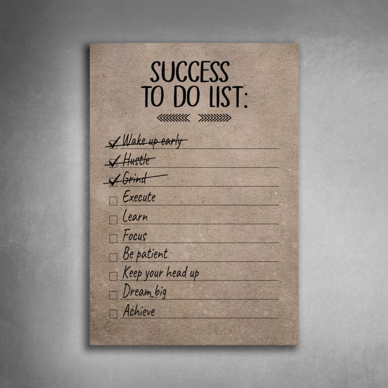 🔥SUCCESS To-do list | Canvasgoals.com🔥