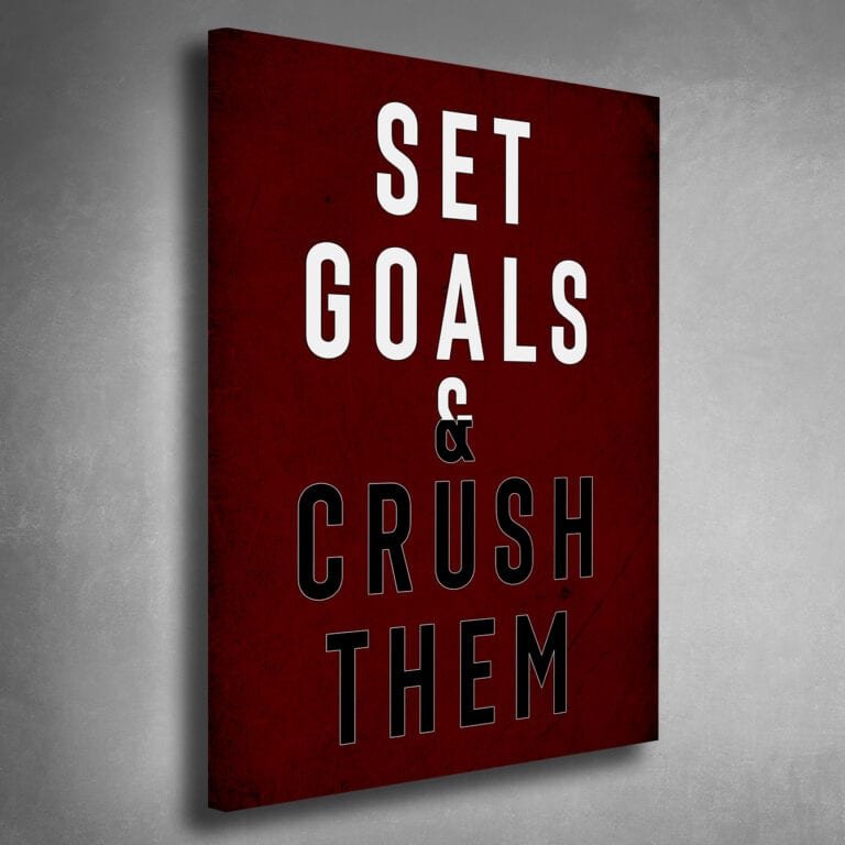 🔥SET Goals & CRUSH them | Canvasgoals.com🔥